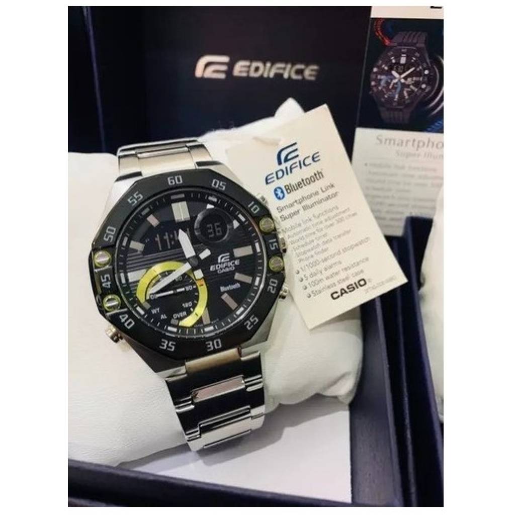 RELOJ CASIO EDIFICE ECB-10DB-1A BLUETOOTH IOS/ANDROID - CASIO Club by NipponArgentina